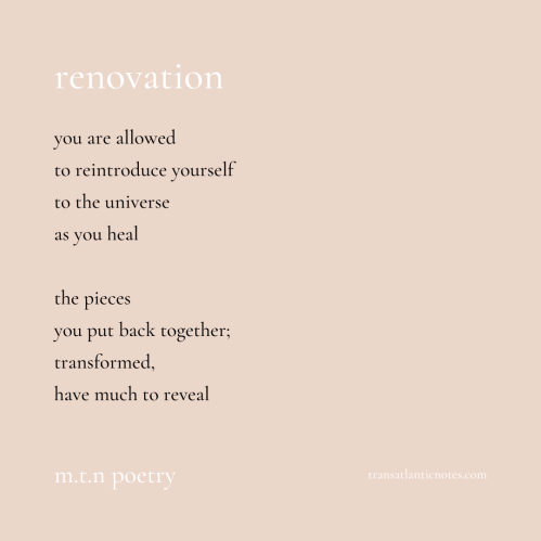 Renovation: A Poem About Transformation And Healing – transatlantic | notes