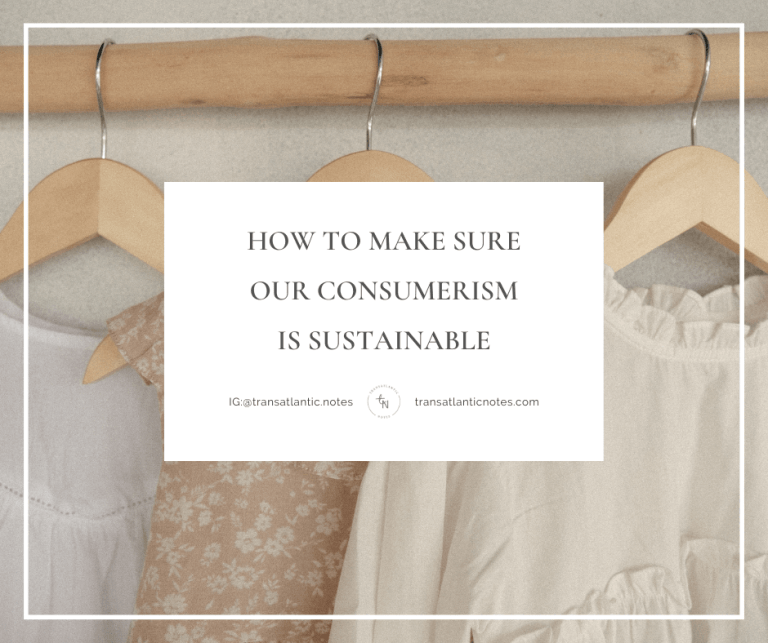 How To Make Sure Our Consumerism Is Sustainable – transatlantic | notes