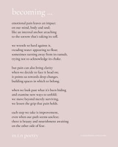 Becoming: Transforming Pain Into Something Beautiful (A Poem ...